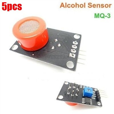 5Pcs Breath Gas Detector Ethanol Detection MQ-3 MQ3 Alcohol Sensor ...