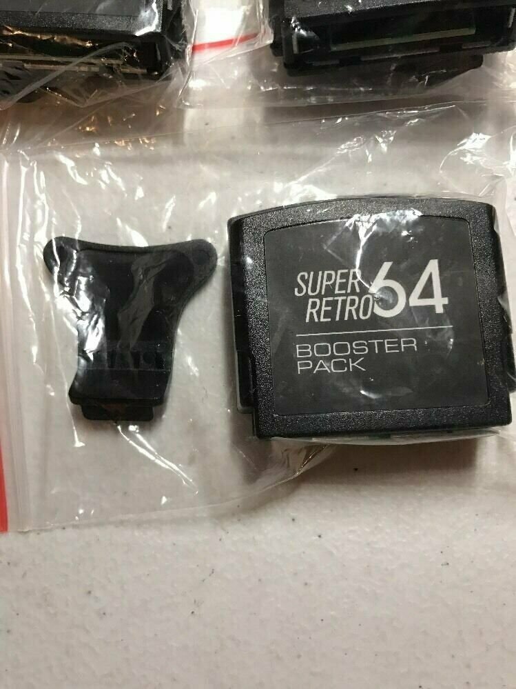 Lot of 5 New Jumper Paks for Nintendo 64 - N64 Console RAM Packs With ...