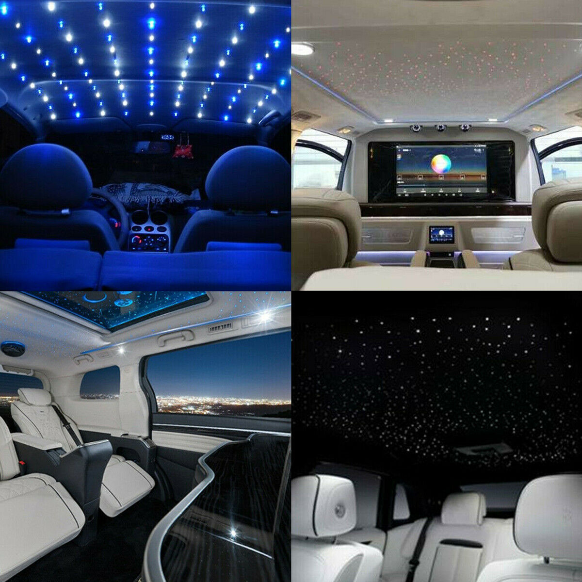 500pcs Fiber Optic Car Headliner Star Light LED Home Roof Twinkle ...