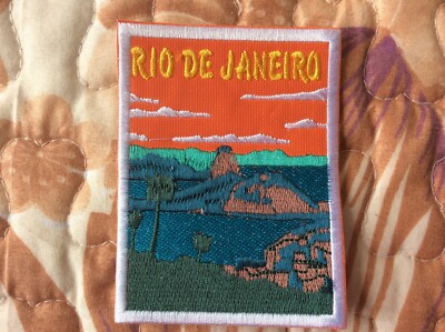 Patch Rio de Janeiro Brazil Brasil South America Souvenir Corcovado ...