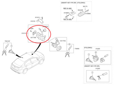 CERATO BD STRG & IGN BODY & SWITCH ASSY 2018-2021 - GENUINE NEW KIA | eBay