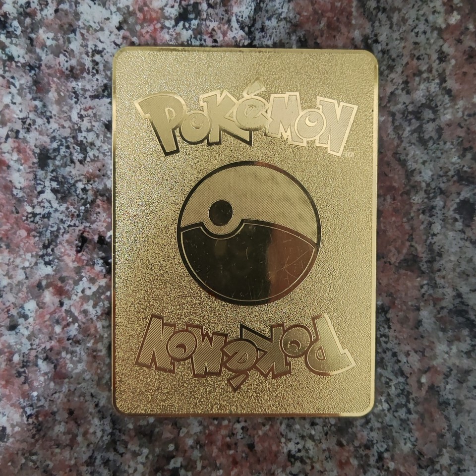 Pokemon Card Eevee EX Tera 167/131 Gold Metal Card Carta In Metallo ...