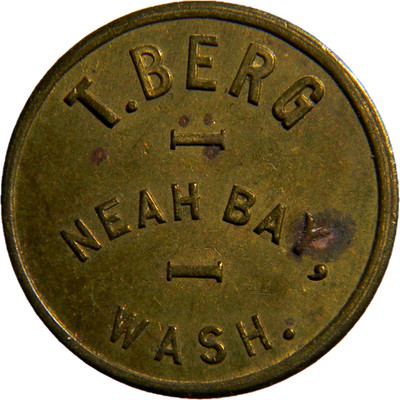 Neah Bay, Washington 5¢ T. BERG Lumber Token (05138) | eBay
