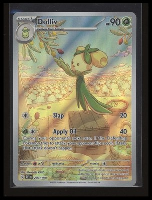 Dolliv 200/198 Illustration Rare Scarlet & Violet Base Pokémon Card | eBay