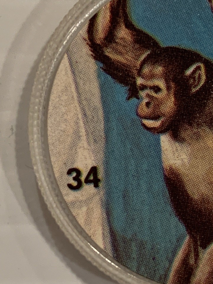 1960'S KRUN-CHEE POTATO CHIPS SPACE MAGIC #34 ENOS THE CHIMP COMBINED ...