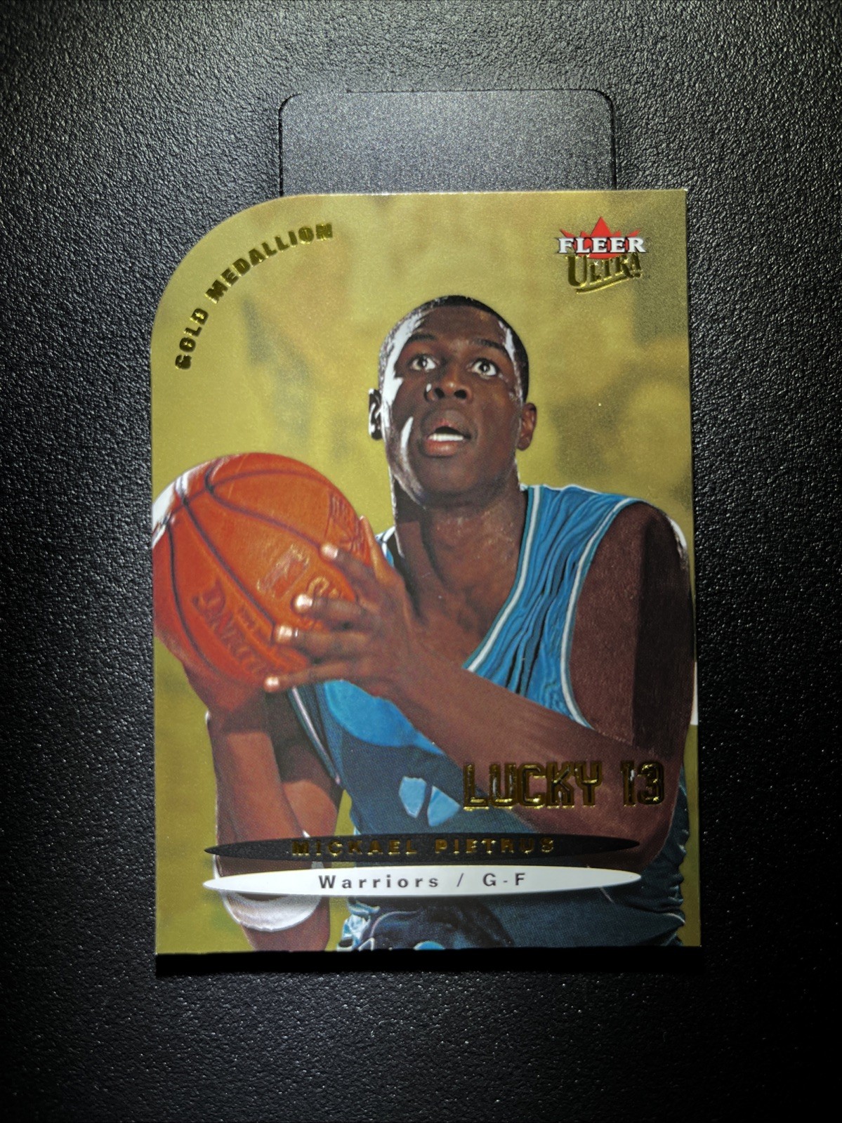 2003-04 Fleer Ultra - Lucky 13 Mickael Pietrus #181 Gold Medallion (RC ...