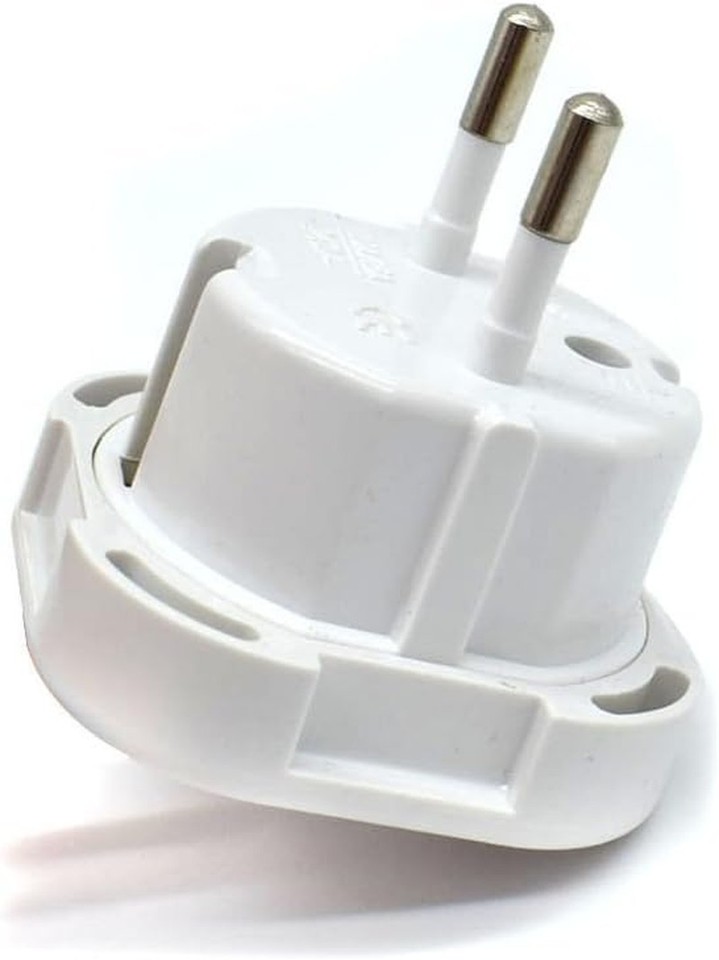 1 x UK To EU Euro Europe European Travel Adaptor Plug 2 Pin Adapter qty ...