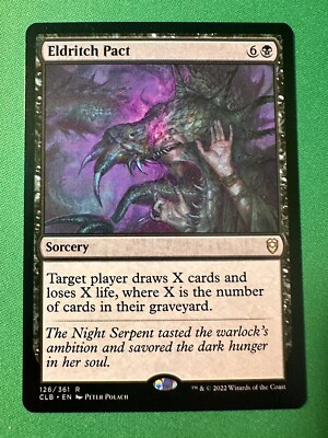 ELDRITCH PACT mtg NM-M Commander Baldurs Gate Rare | eBay