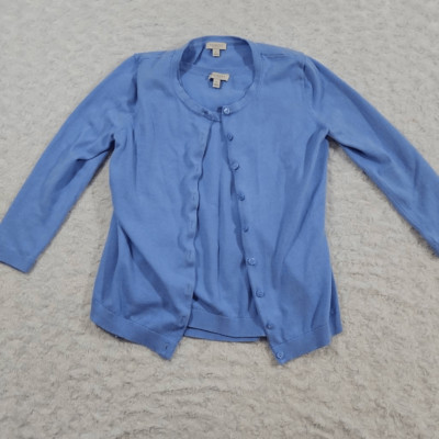 Talbots Petite Size P Charming Cardigan Blue Tank and Cardigan Set | eBay