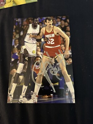 Houston Rockets CHUCK NEVITT Signed 4x6 Photo BASKETBALL AUTOGRAPH | eBay