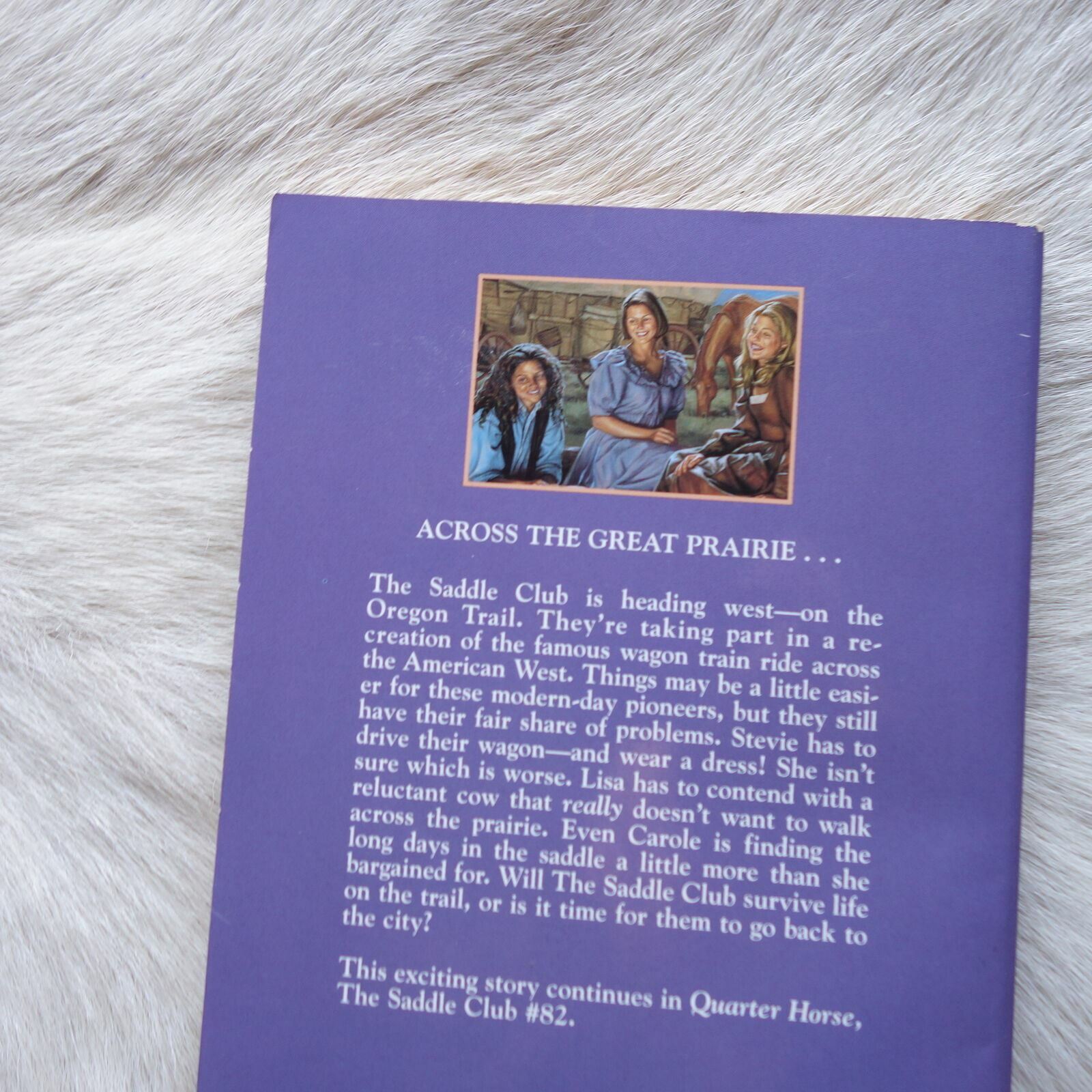 Bonnie Bryant WAGON TRAIL Vtg THE SADDLE CLUB Book 81 Vtg Bonnie Bryant ...