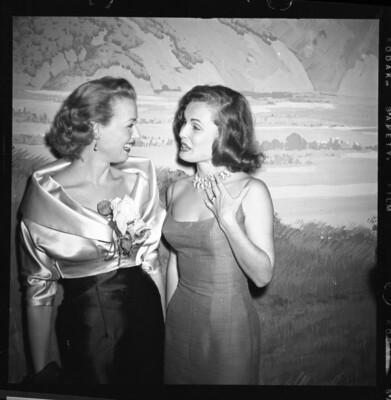 Noreen Nash Rosemarie Bowe 1950s Candid Event Pose Original 2.25 x 2.25 ...
