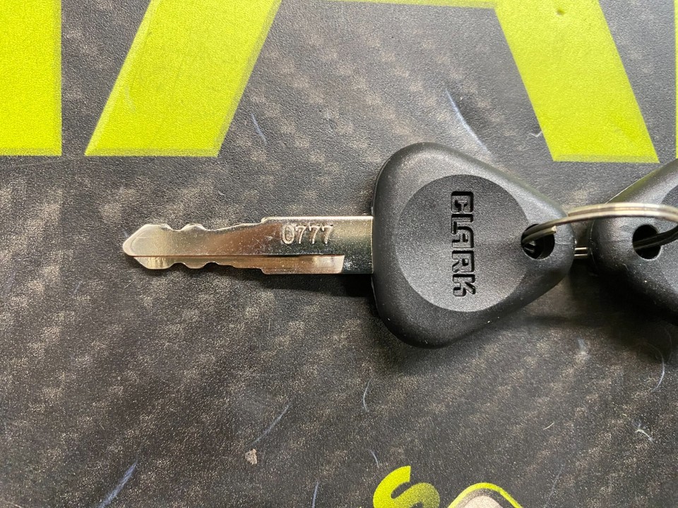 CLARK Forklift Key 8001977 Key #0777 Set of two | eBay