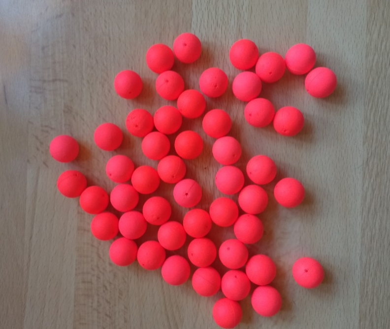 10mm PIKE DEAD BAIT POPPER BEADS POP UP FISHING FLOATS FOAM BALLS ZIG ...