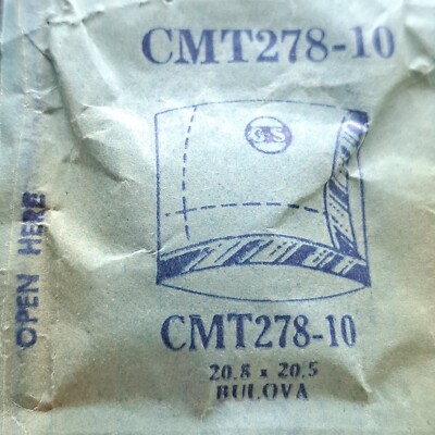 BULOVA watch crystals Acrylic MANY SIZES NOS CMT (BOW SIDES 3&9 W ...