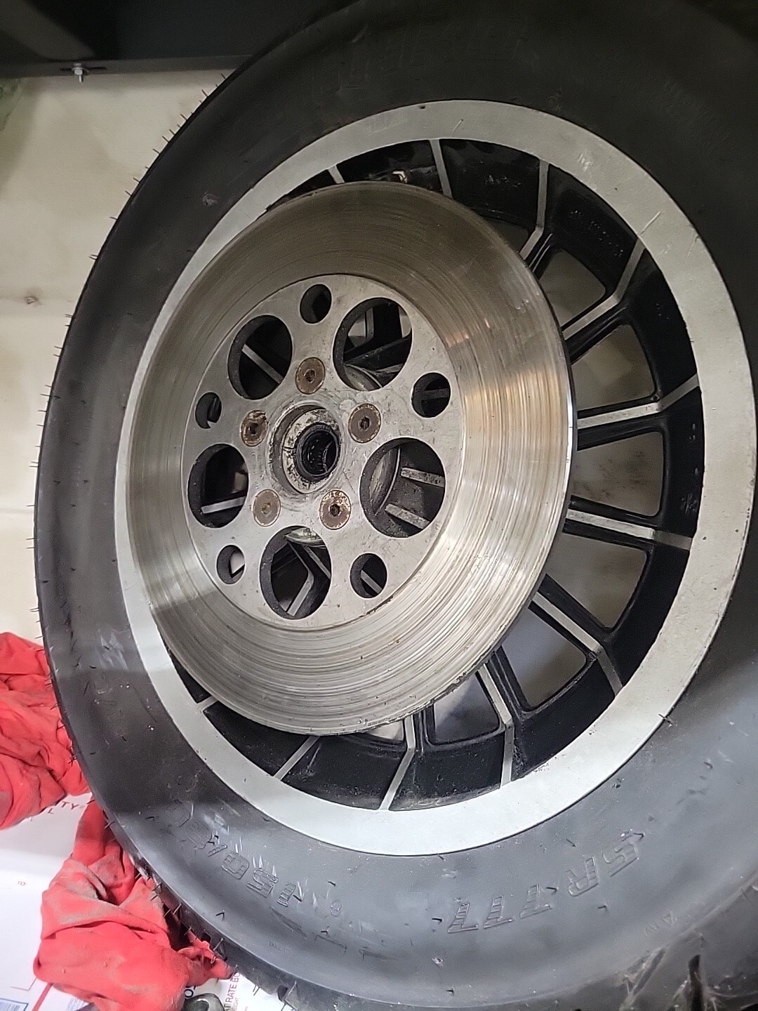 AMF Harley-Davidson FLH Shovelhead 16‚Äù Wheel Mag Rim 16 Spoke 41121 ...