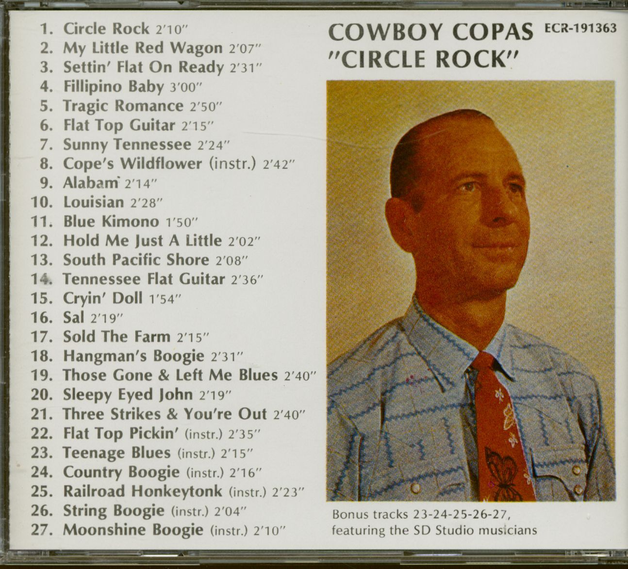 Cowboy Copas - Circle Rock (CD) - Rock & Roll | eBay