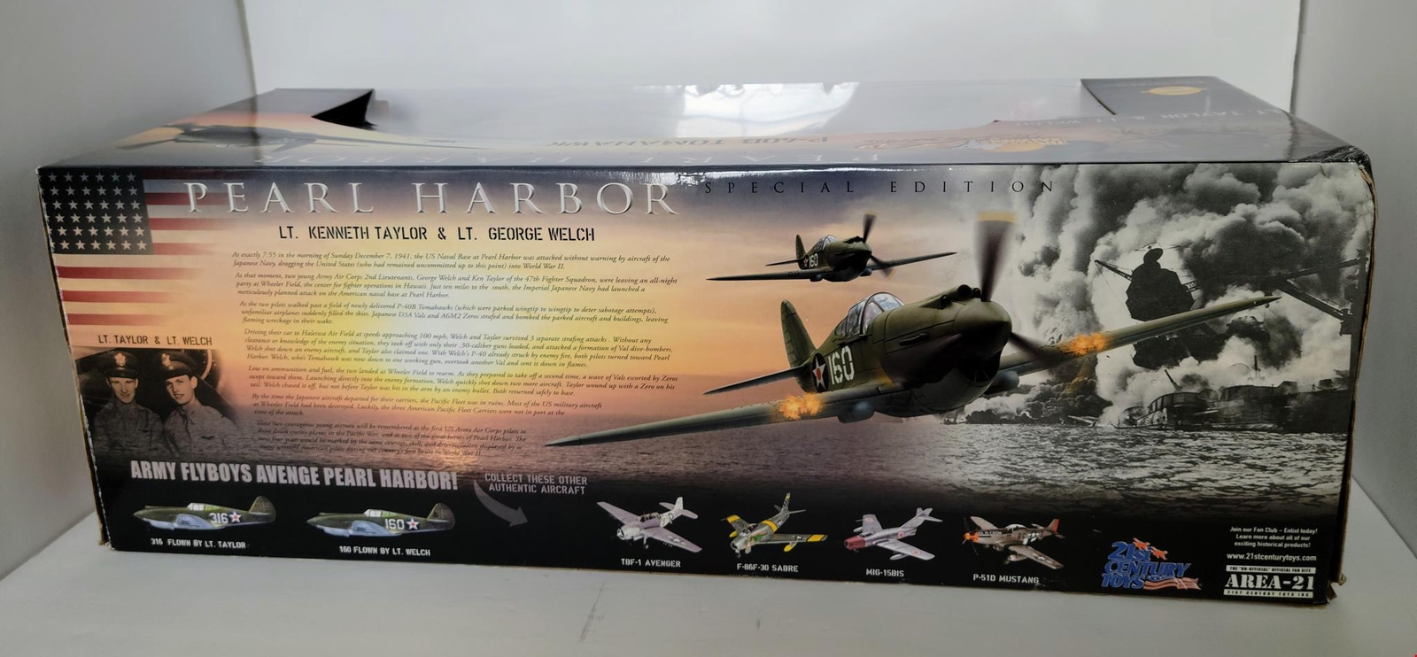 21st Century Toys P-40B Tomahawk Pearl Harbor Special Edition 1:18 ...