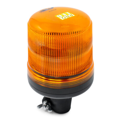 2874APLM DIN Pole Mount Amber LED Flashing Light Beacon, Multiple Flash ...