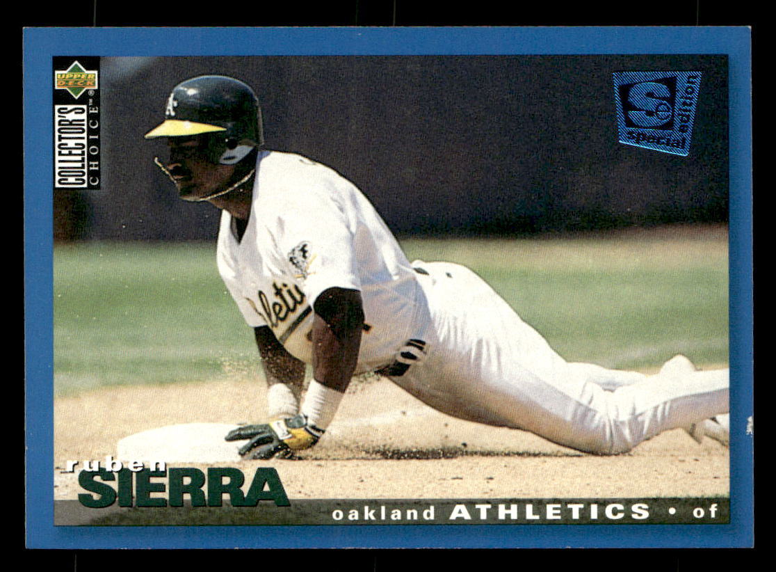 Ruben Sierra 1995 Collector's Choice SE Card #50 Oakland Athletics | eBay