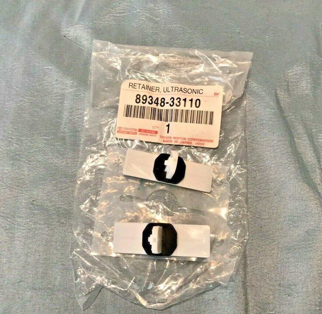 *(2) NEW LEXUS OEM ULTRASONIC BUMPER SENSOR RETAINER, FITS MANY 2013 ...