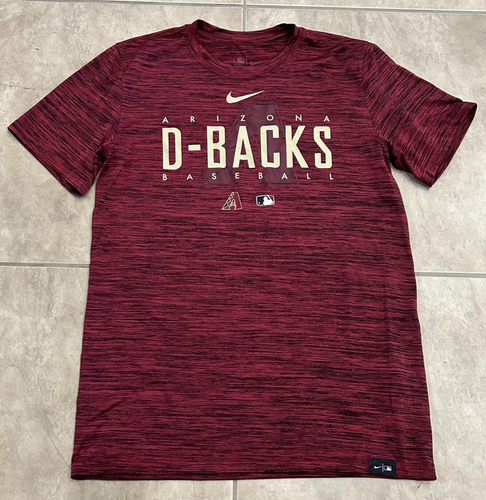 Arizona D-Backs Diamondbacks Nike Tee Shirt Red w/ Yellow & Black Adult ...