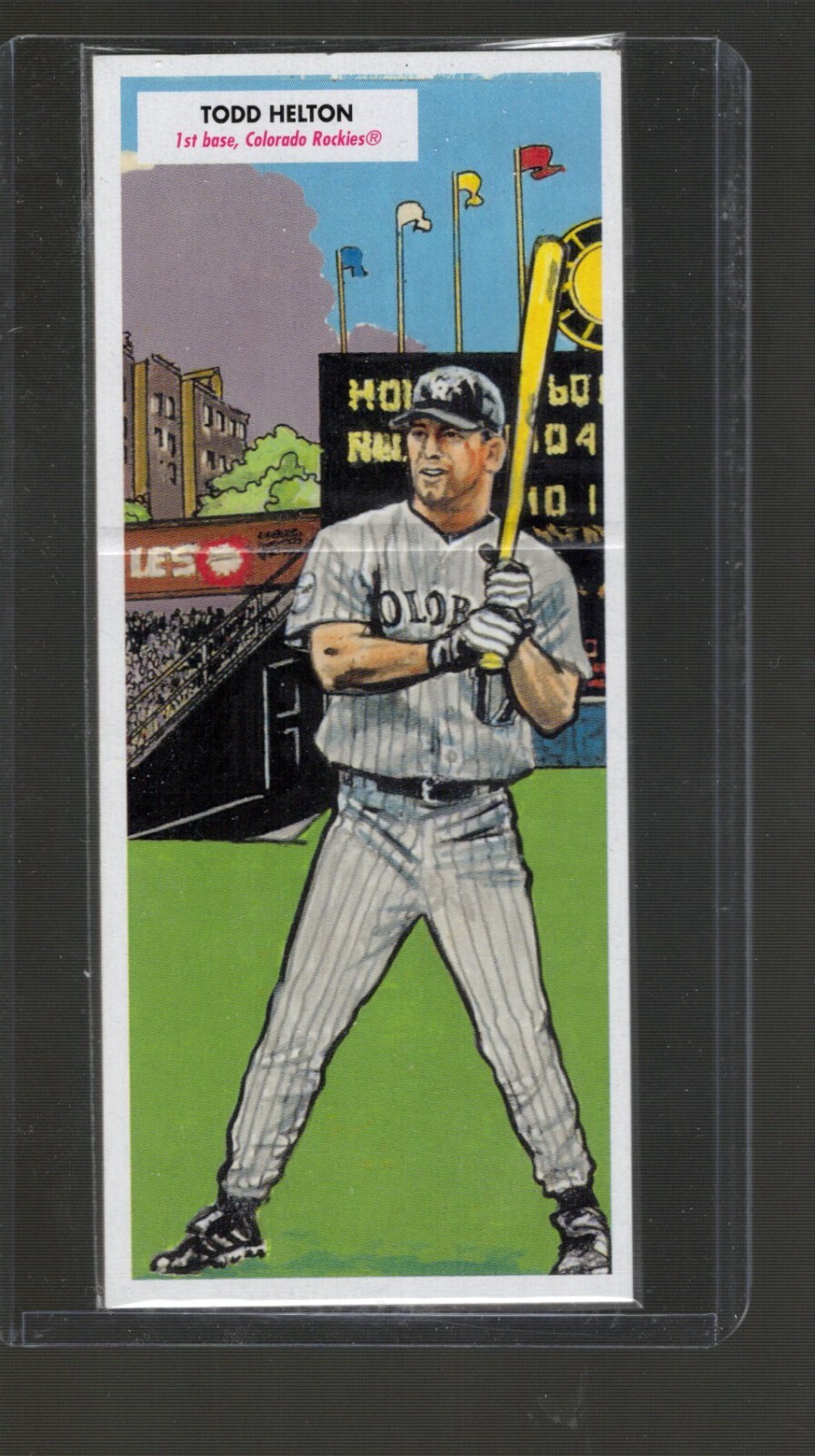 2004 Topps Heritage Todd Helton/Luis Gonzalez #11-12 Double Header Box ...