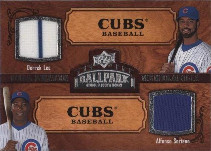 2008 Upper Deck Ballpark Collection - Dual Swatch Memorabilia Alfonso ...