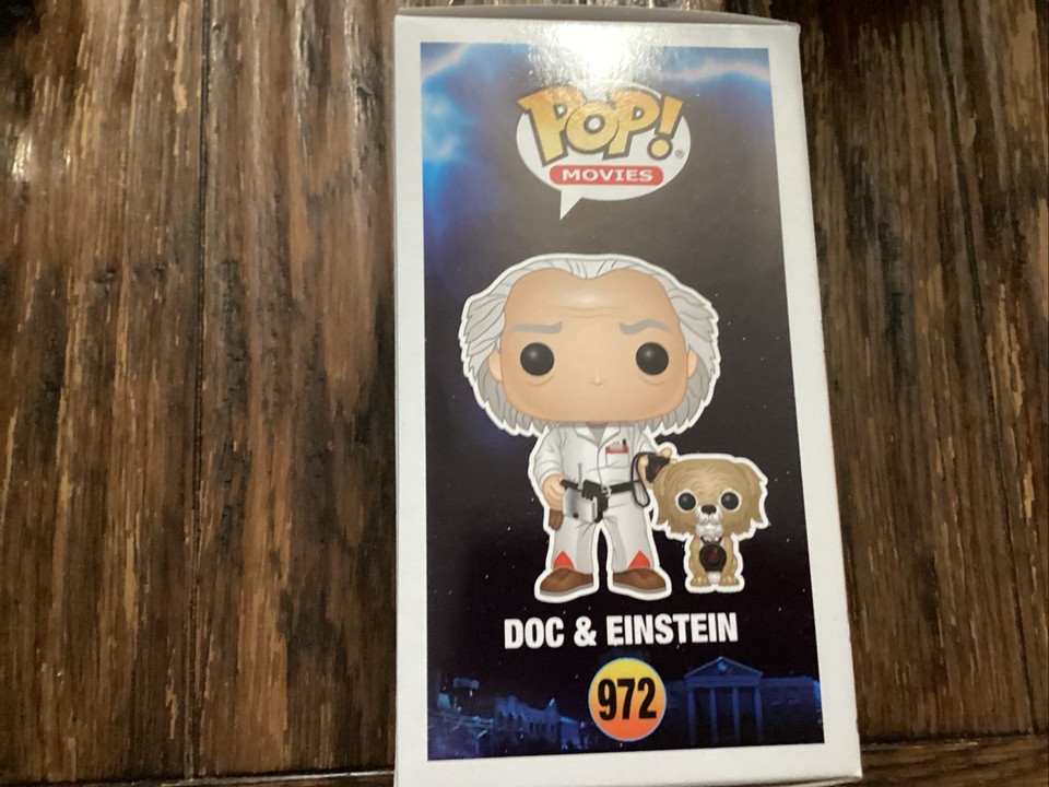 Funko Pop Movies Doc & Einstein Back To The Future Wal-Mart Exclusive ...