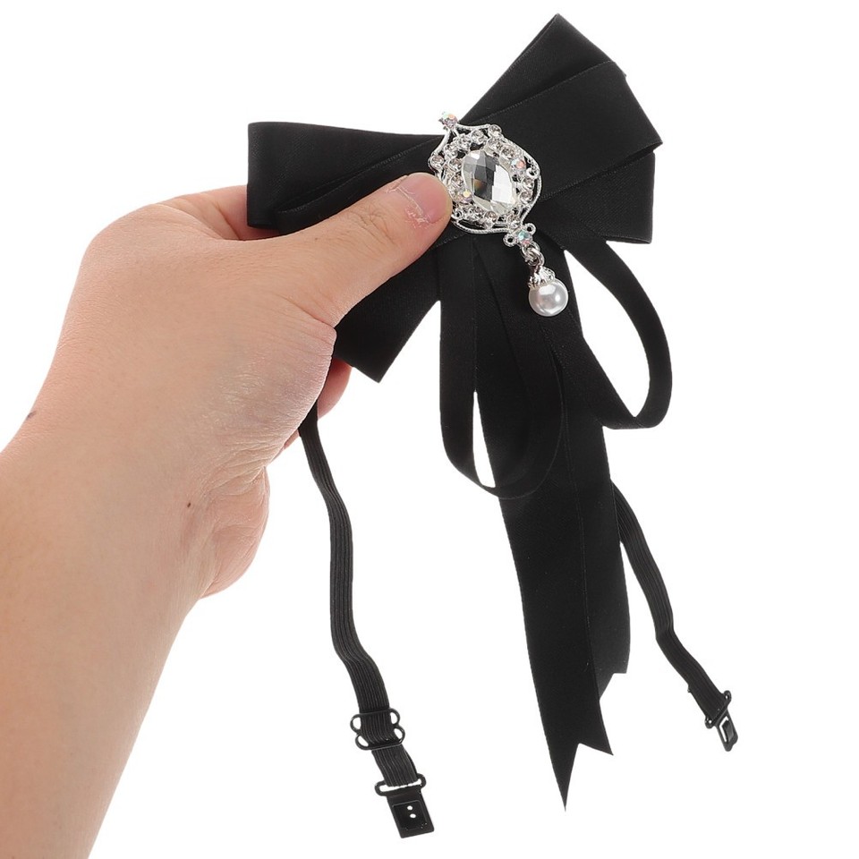 Exquisite Bowknot Bow Tie For Women Adjustable Pre-Tied Party Bow Tie ...