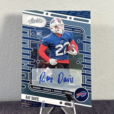 2024 Panini Absolute Ray Davis Rookie Auto #188 Buffalo Bills RC ...