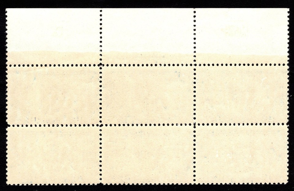 MOMEN: US STAMPS #CE1 INTACT PLATE BLOCK OF 6 MINT OG NH SUPERB LOT ...