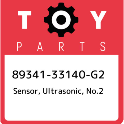 89341-33140-G2 Toyota Sensor, ultrasonic, no.2 8934133140G2, New ...