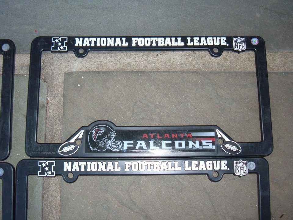 Atlanta Falcons Plastic License Plate Frame Cover Bulk lot of 4 | eBay