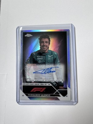 Topps Chrome F1 2023 Fernando Alonso Autograph CAC-FA | eBay