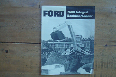 1973 Ford 7500 Integral Backhoe/Loader Brochure | eBay