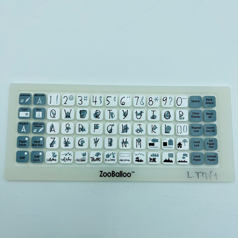 Cricut Provo Craft Keypad Overlay Rubber Cover Keyboard 16 to choose ...