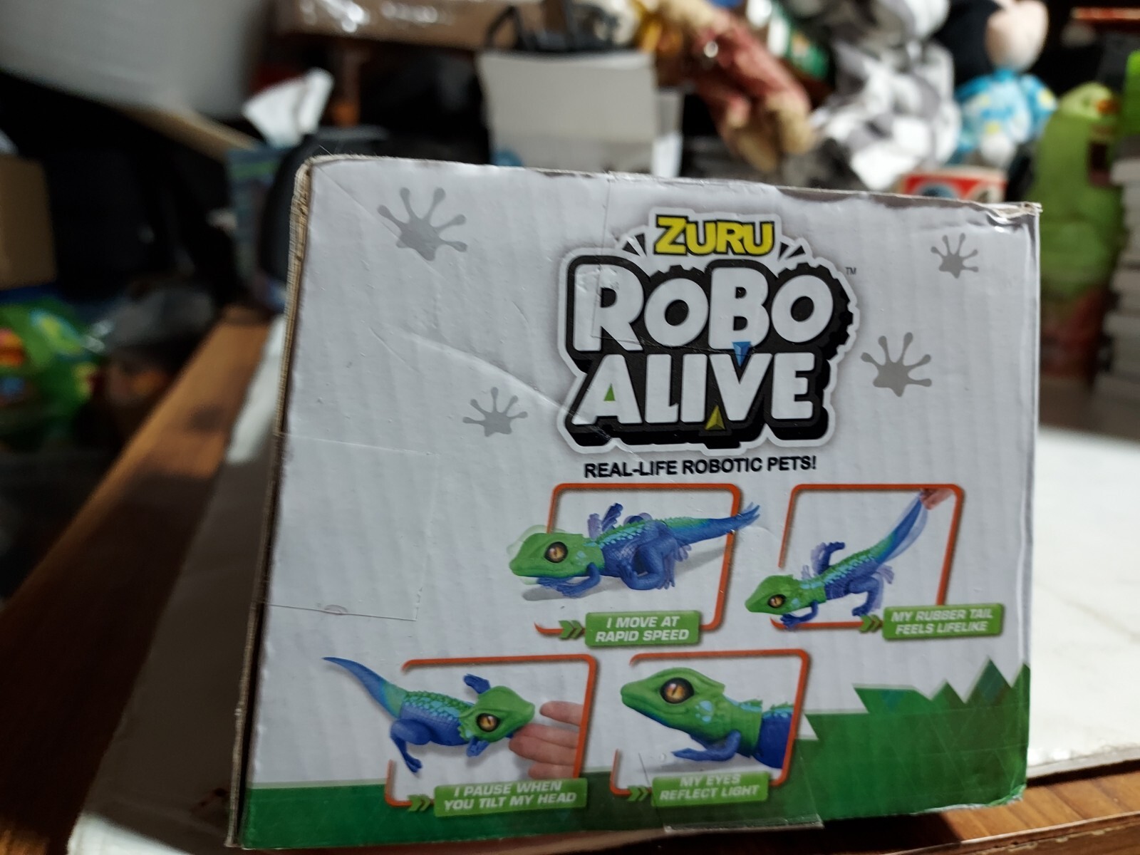 Robo Alive Lurking Lizard Battery-powered Robotic Toy Red Blue Series 2 ...