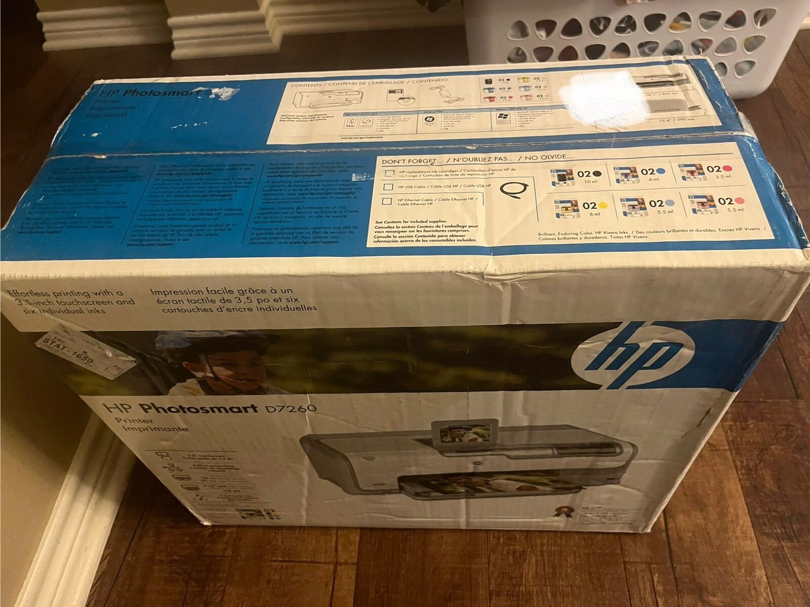 HP Photosmart D7260 Digital Photo Inkjet Printer New | eBay