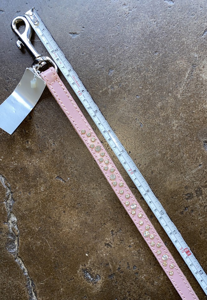pink swarovski crystal studded dog leash By Diamond Dog NWT | eBay