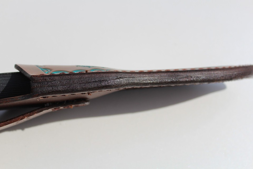 Custom Leather Knife Sheath That Fits A Buck Vanguard Knife. Sheath ...