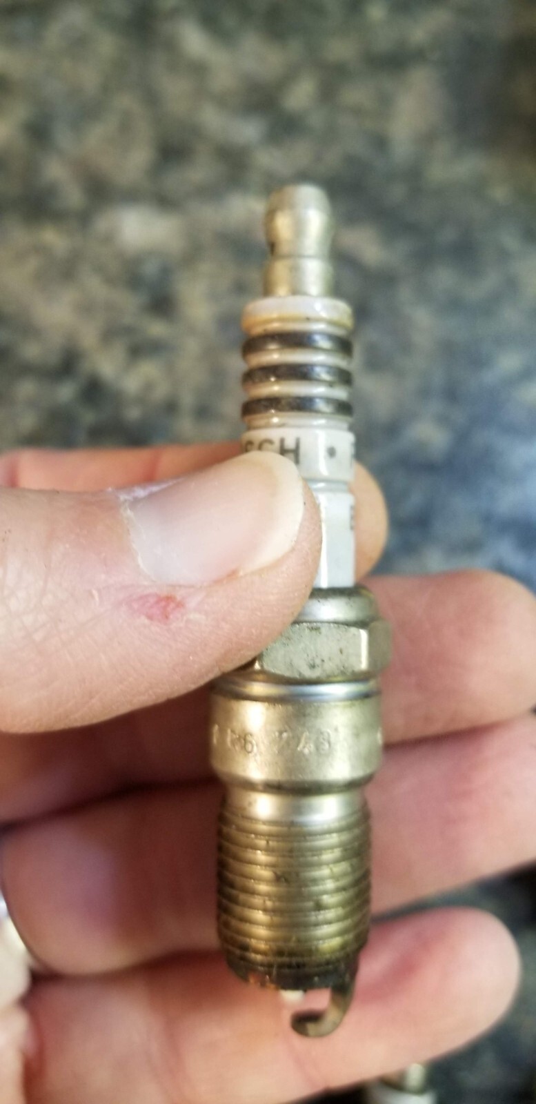 Open Box of 8 Bosch Platinum Spark Plugs HR8DPX ~ R6 748 (Lot 185) | eBay