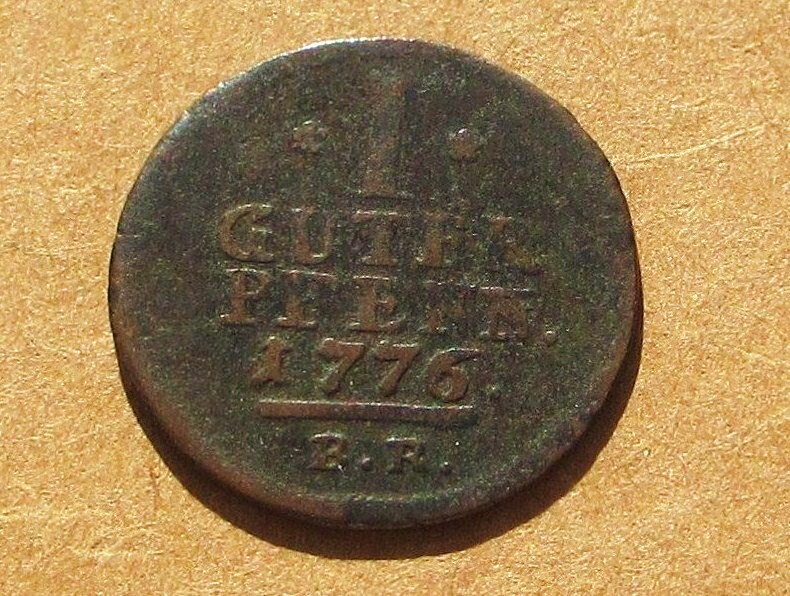 Schaumburg-Hessen 1776 Copper 1 Pfennig Coin KM#35 | eBay