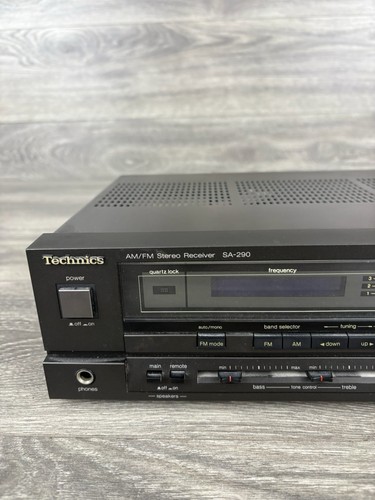 Technics SA-290 AM/FM Stereo Quartz Digital Synthesizer Receiver Made ...