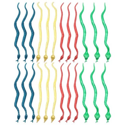30 Pcs Fake Snakes Toy Realistic Toys Creepy Halloween Props Faux | eBay UK