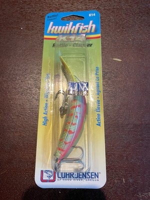 Luhr Jensen K14 Kwikfish UV “Blazin Red” Hot color for Salmon and ...
