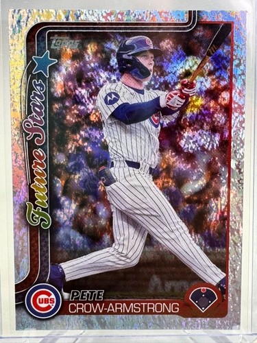 2025 Topps Series 1 Pete Crow‑Armstrong Cubs Future Stars Holo Foil ...