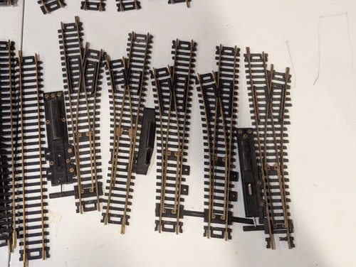x206 HO Scale Track Lot Used Brass Color Atlas & AHM Mixed Needs ...