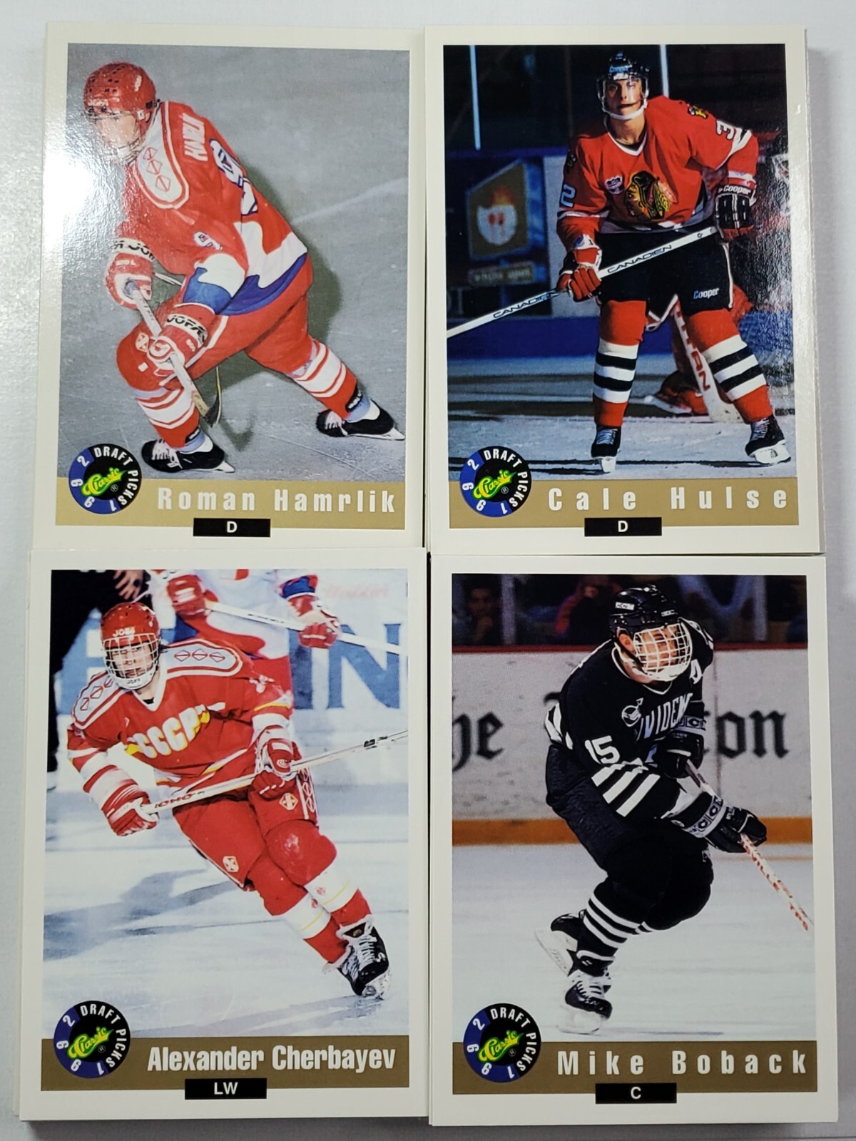 1992 Classic Hockey Draft Picks Complete Set 1-120 Manon Rheaume RC ...
