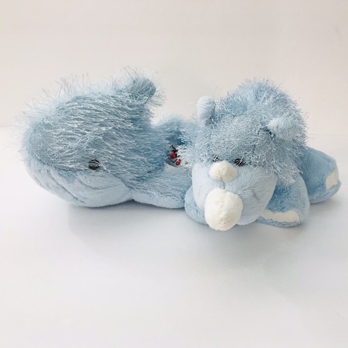 Ganz Webkinz Lot of 2 Plush 9”/10” Blue Rhino Blue Whale No Code ...